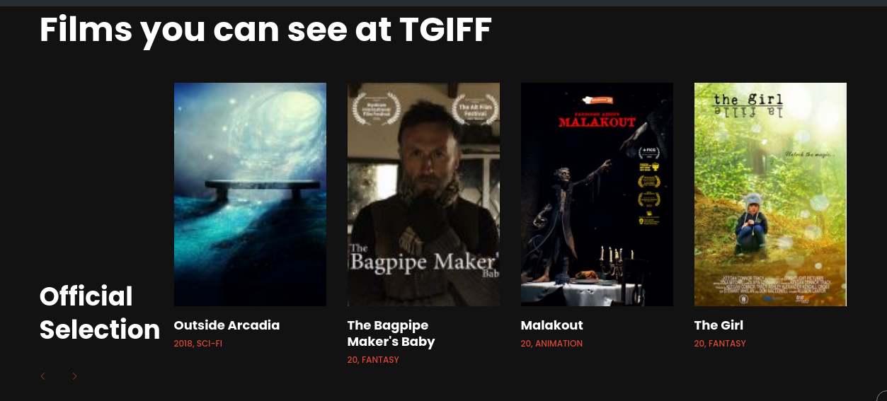 The movies from the official selection of TGIFF 2020 – TGI Sci-Fi and ...